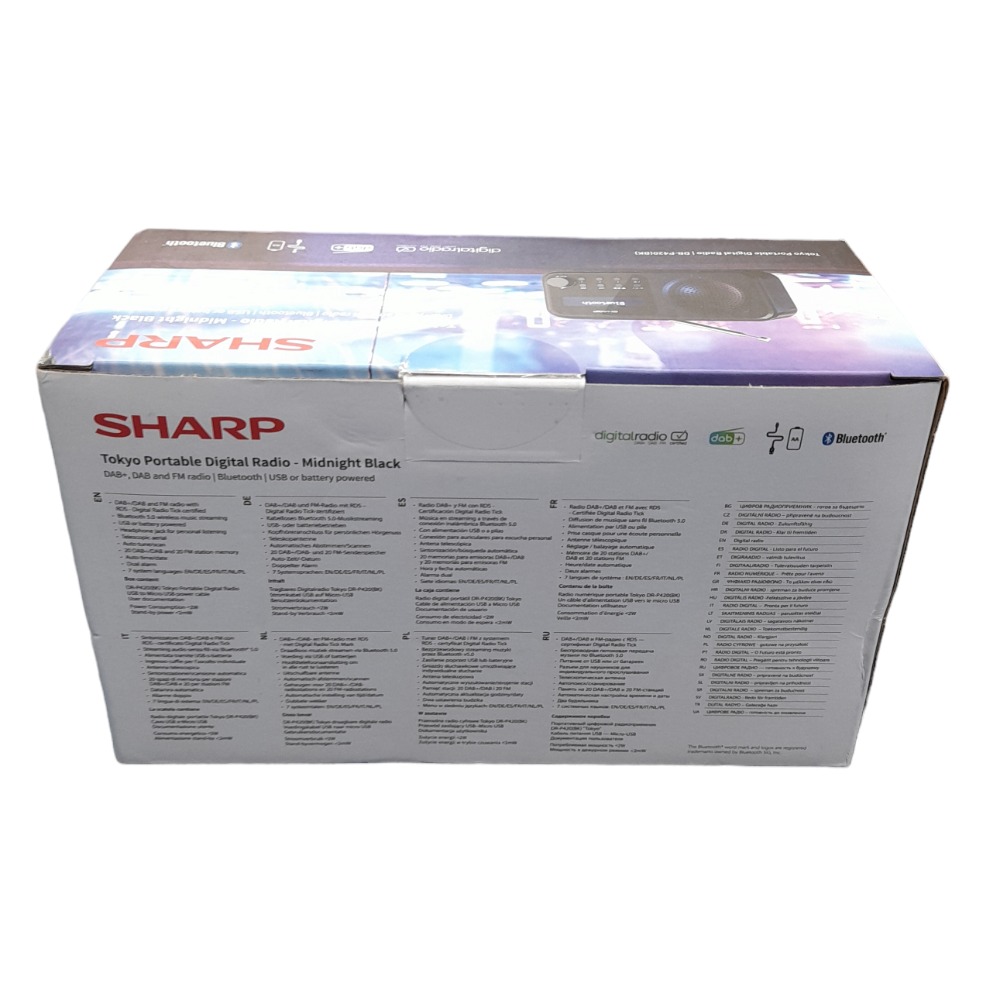 New SHARP Sharp Tokyo Portable Digital Radio - Own4Less